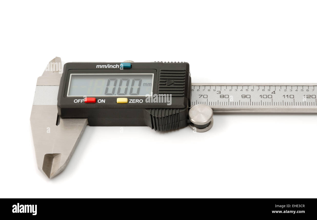 Electronic digital caliper Stock Photo - Alamy