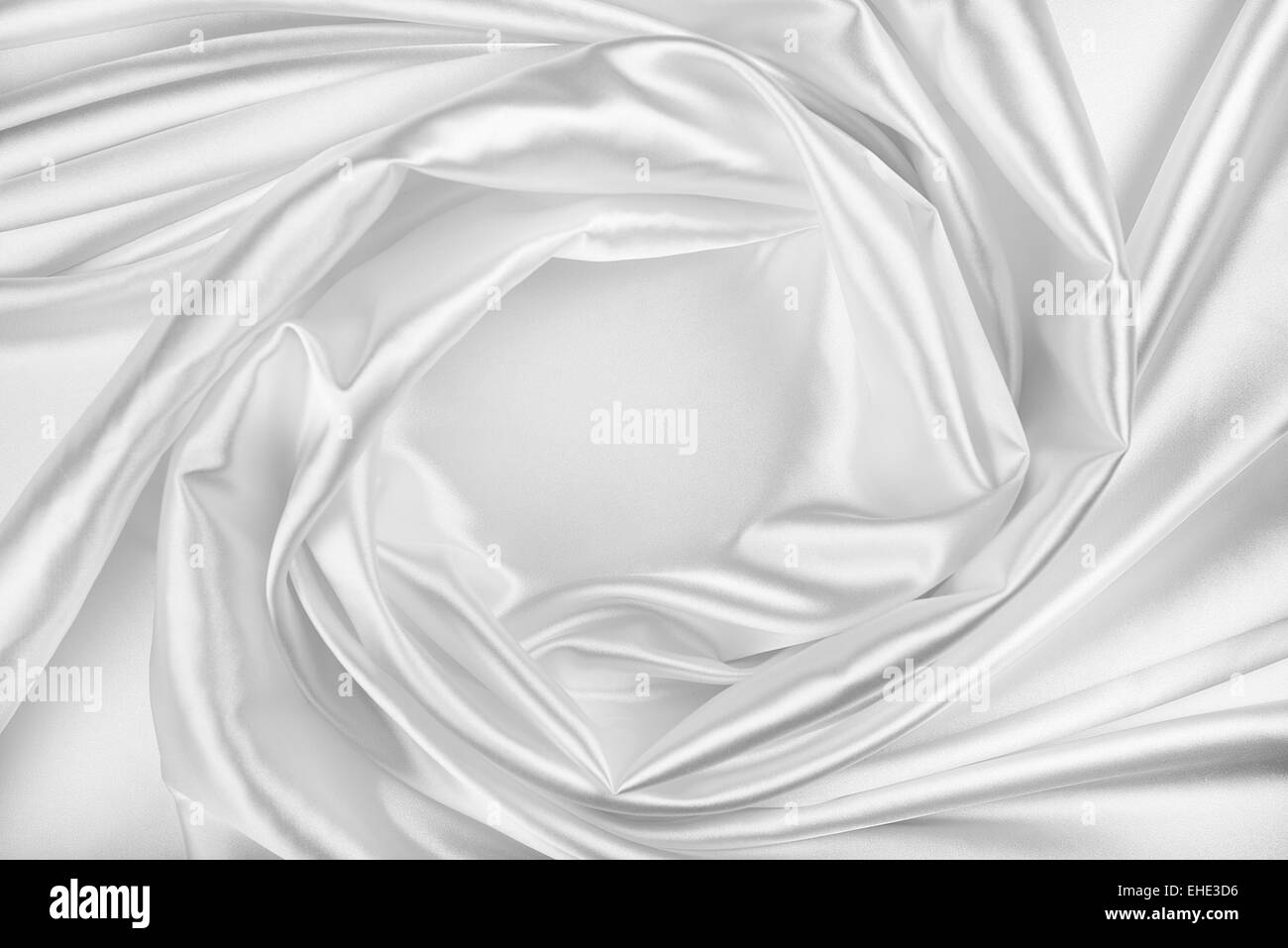 White Silk Fabric Stock Photo - Alamy