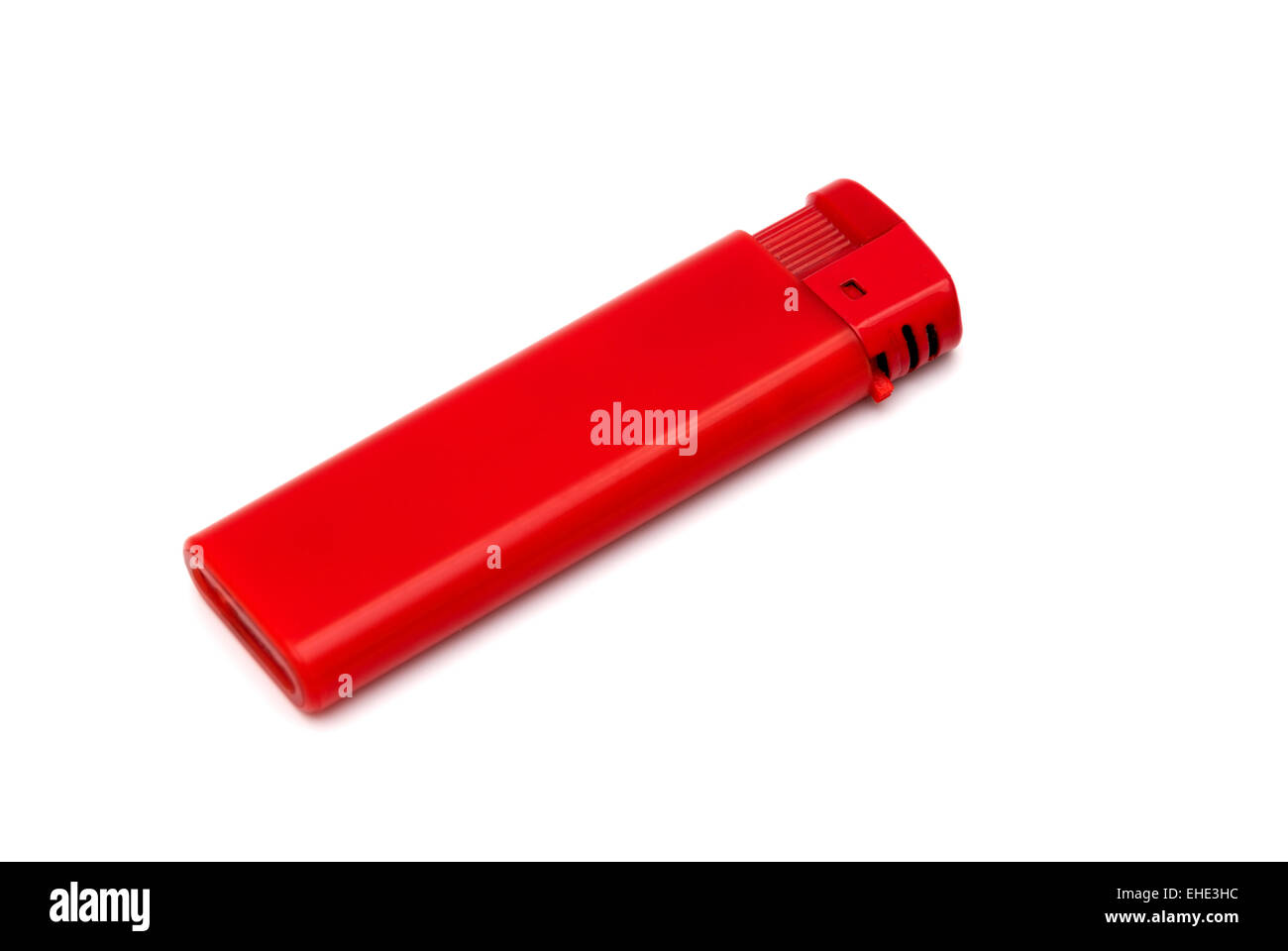 Disposable red lighter Stock Photo - Alamy