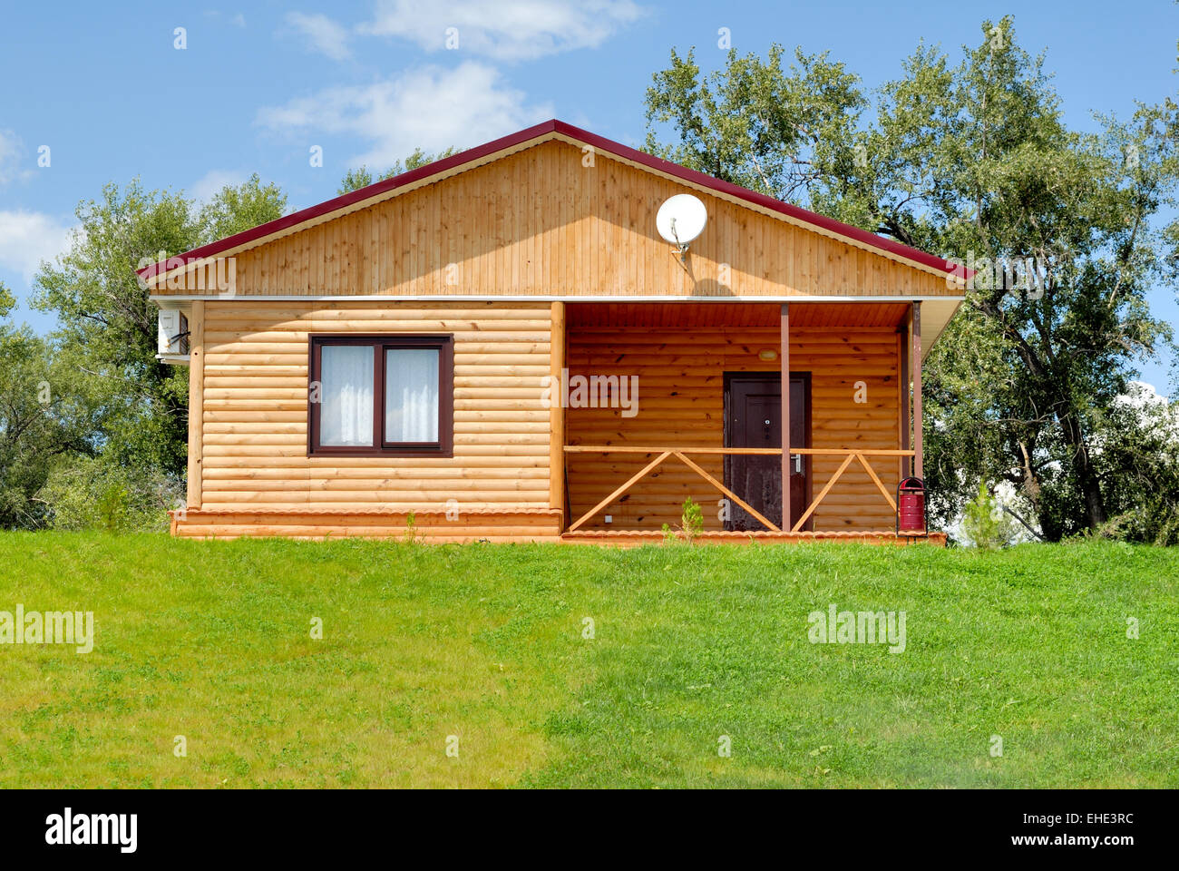The wooden house Stock Photo - Alamy