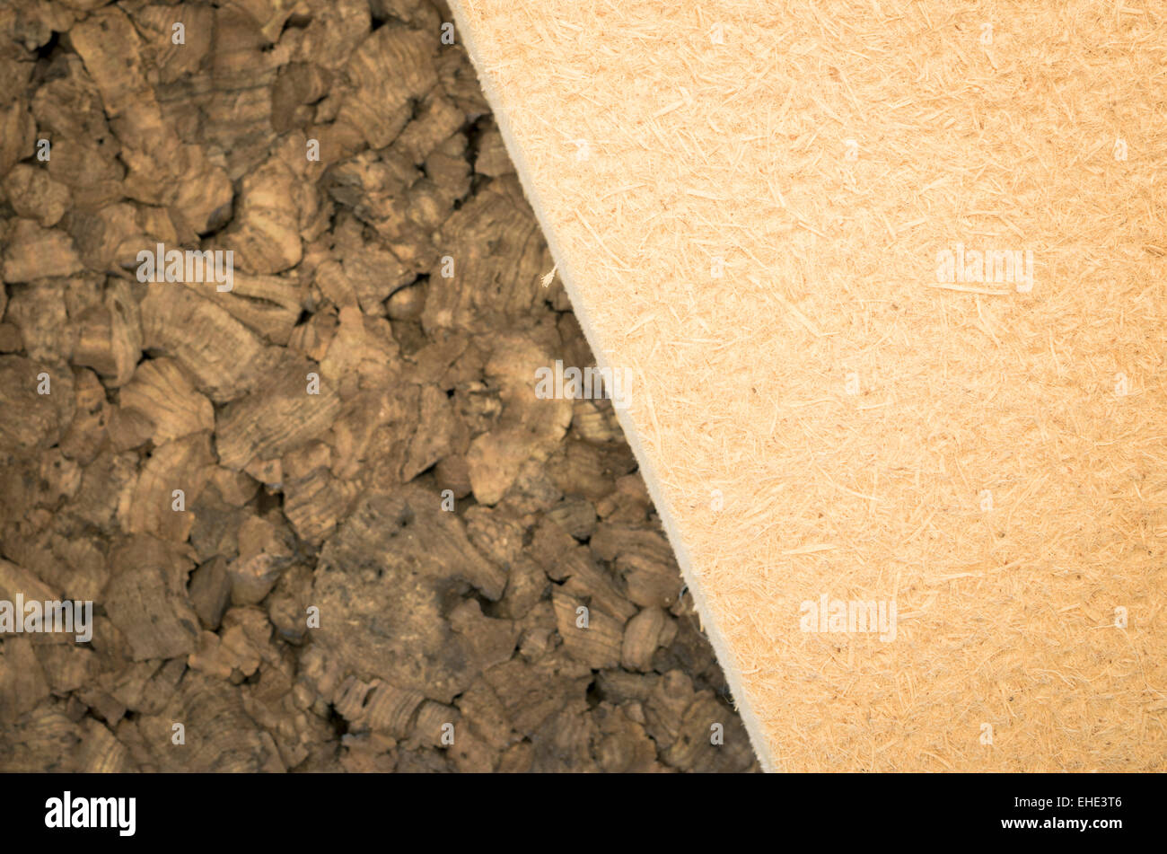 thermal insulating compressed hemp fiber and compressed cork panels ...