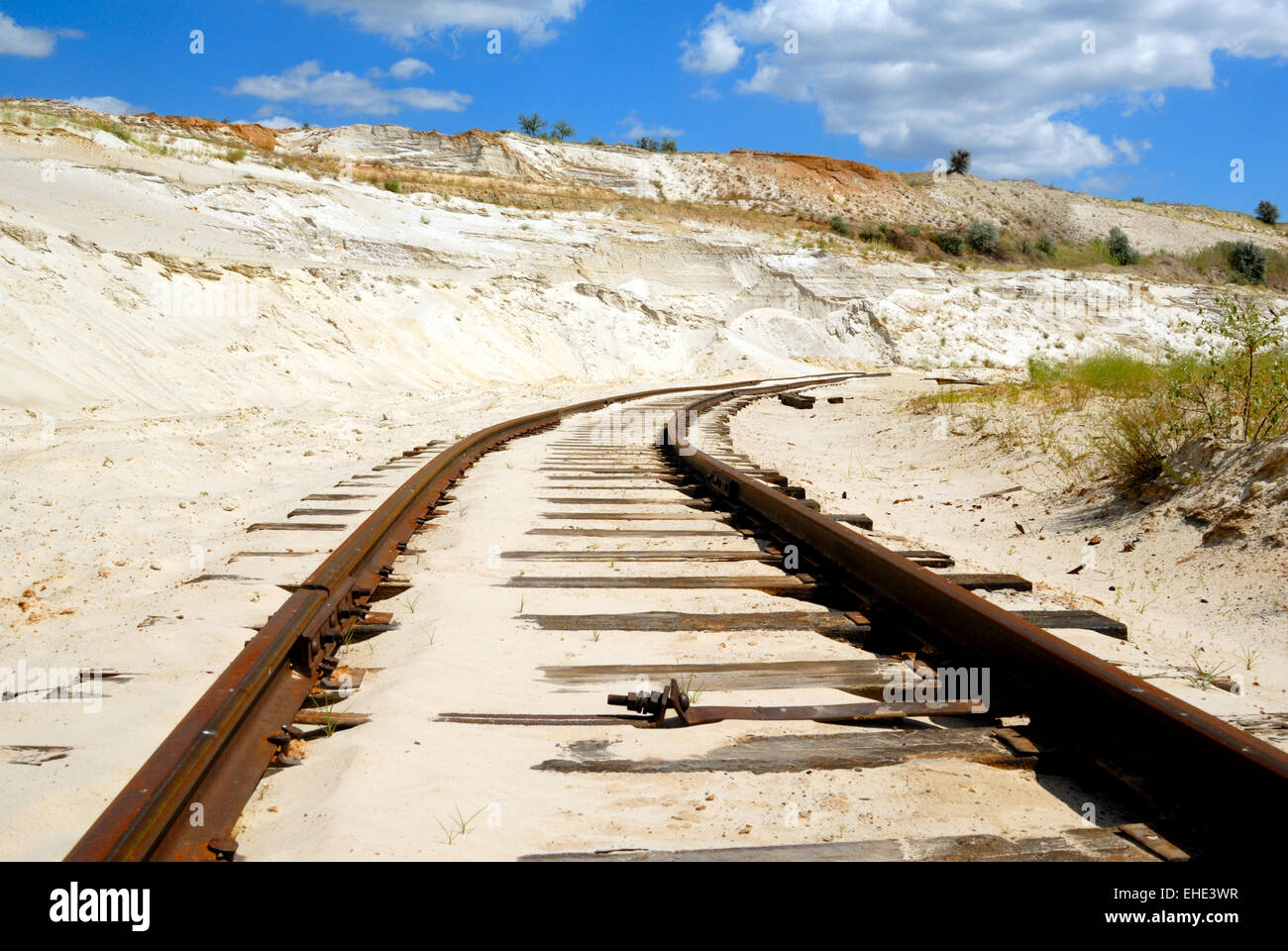 Old rusty railway Stock Photo - Alamy