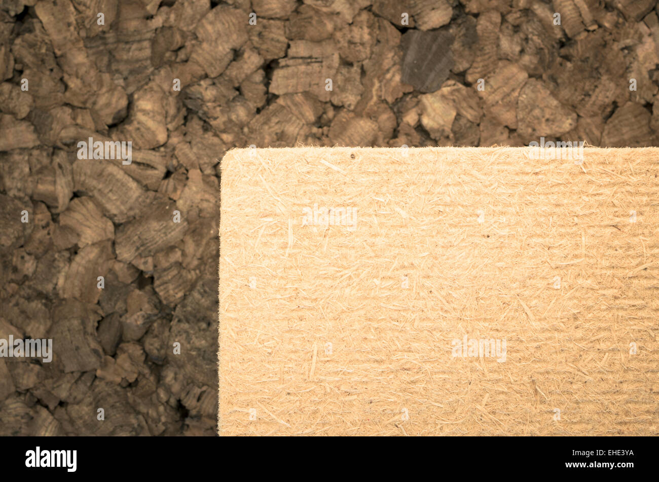 thermal insulating compressed hemp fiber and compressed cork panels ...