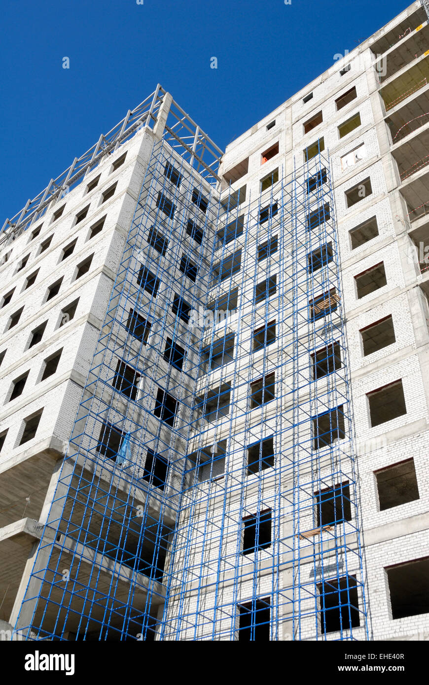 Construction of office building Stock Photo - Alamy