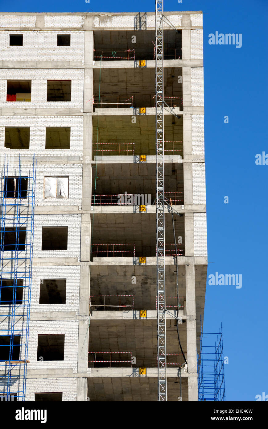 Construction of office building Stock Photo - Alamy