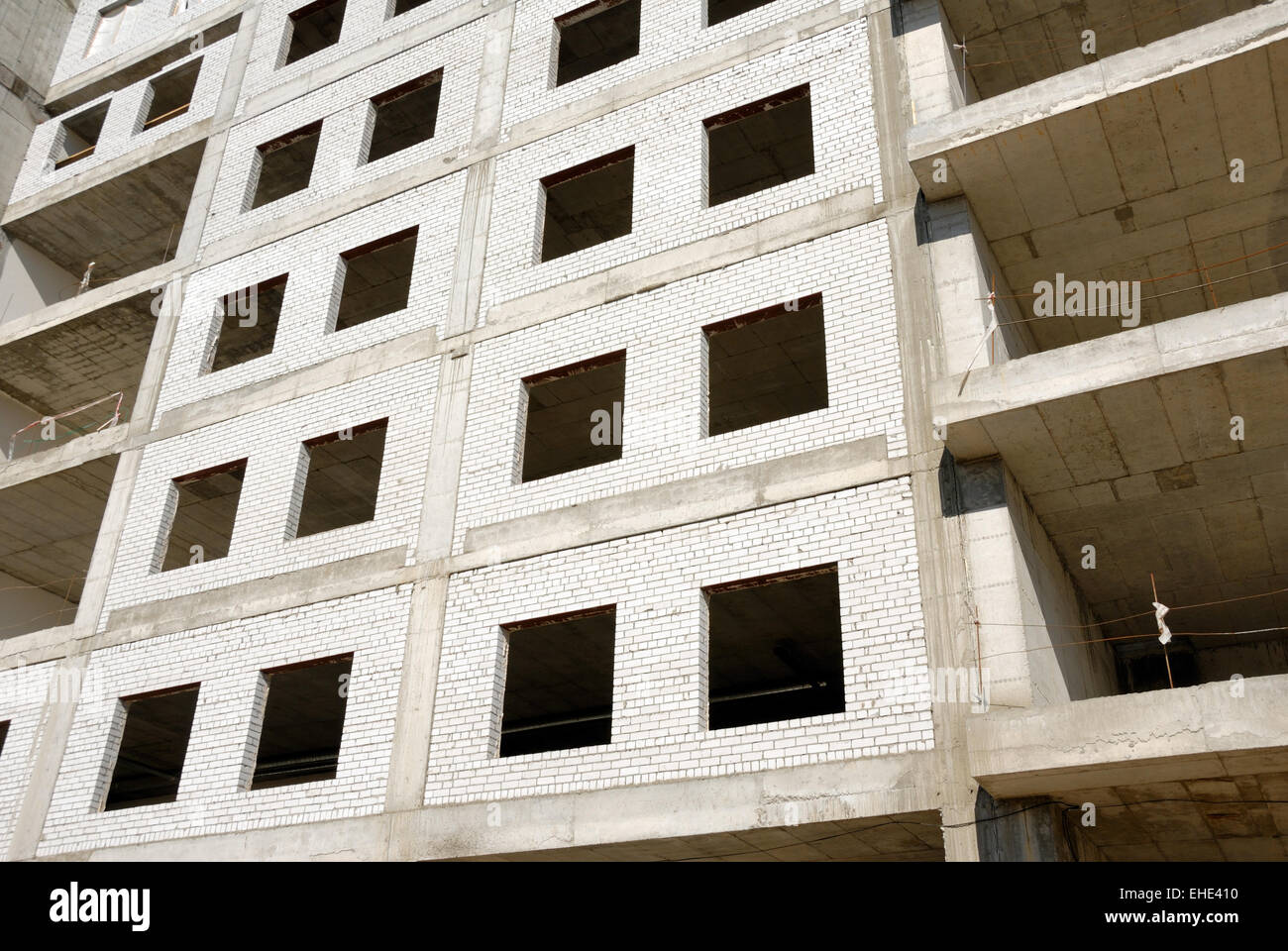 Construction of office building Stock Photo - Alamy