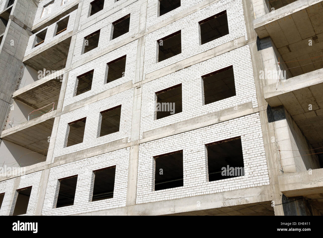 Construction of office building Stock Photo - Alamy