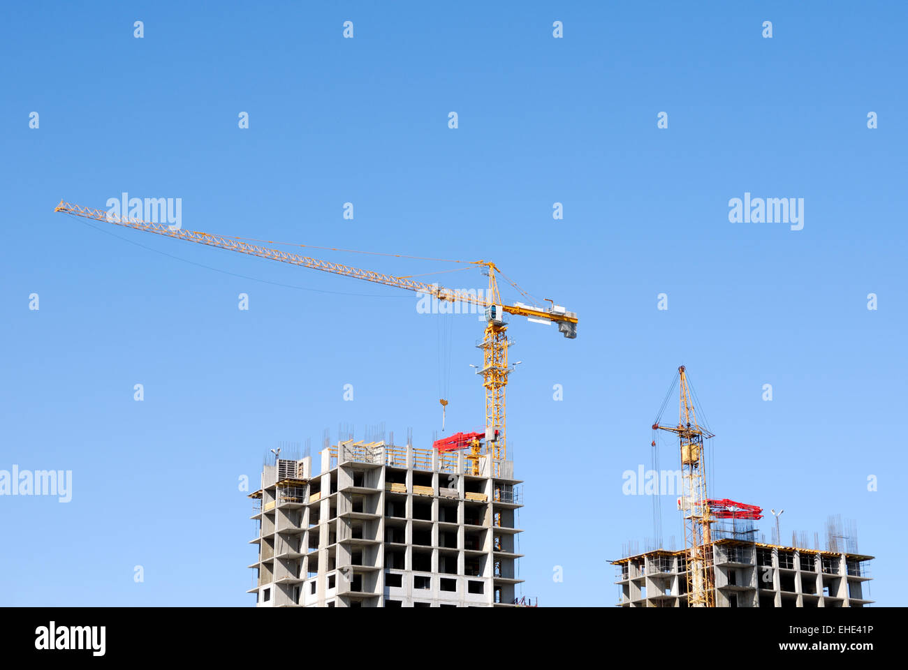 Construction of office building Stock Photo - Alamy
