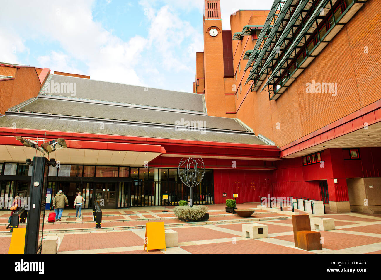 Exteriors,Interior of the British Library,smoked glass wall of the King ...