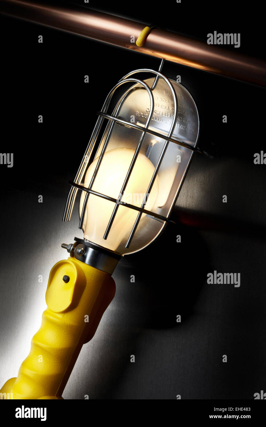 Work lamp at work Stock Photo - Alamy