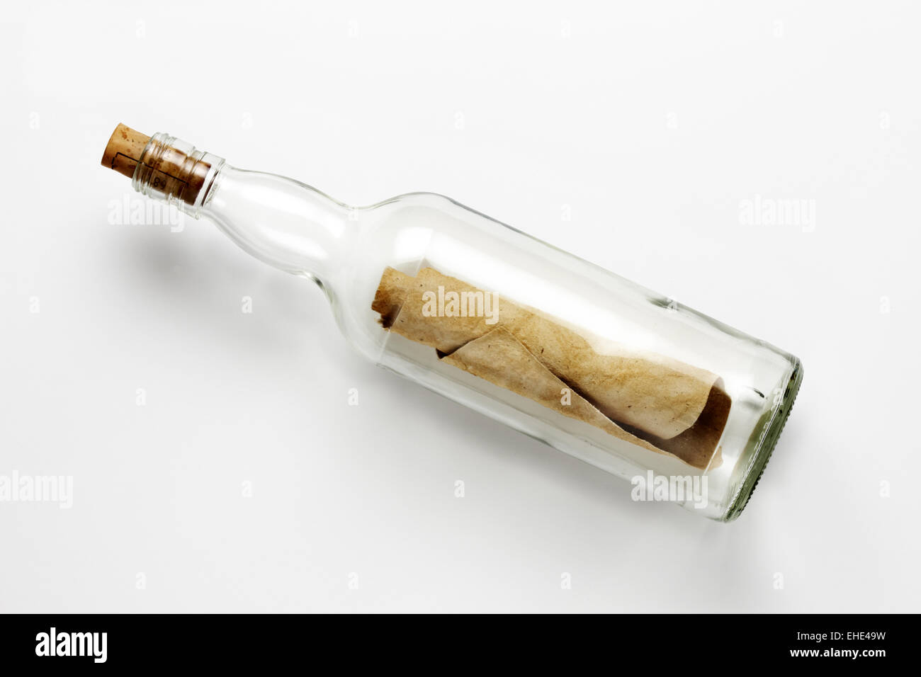 Letter message bottle hi-res stock photography and images - Alamy