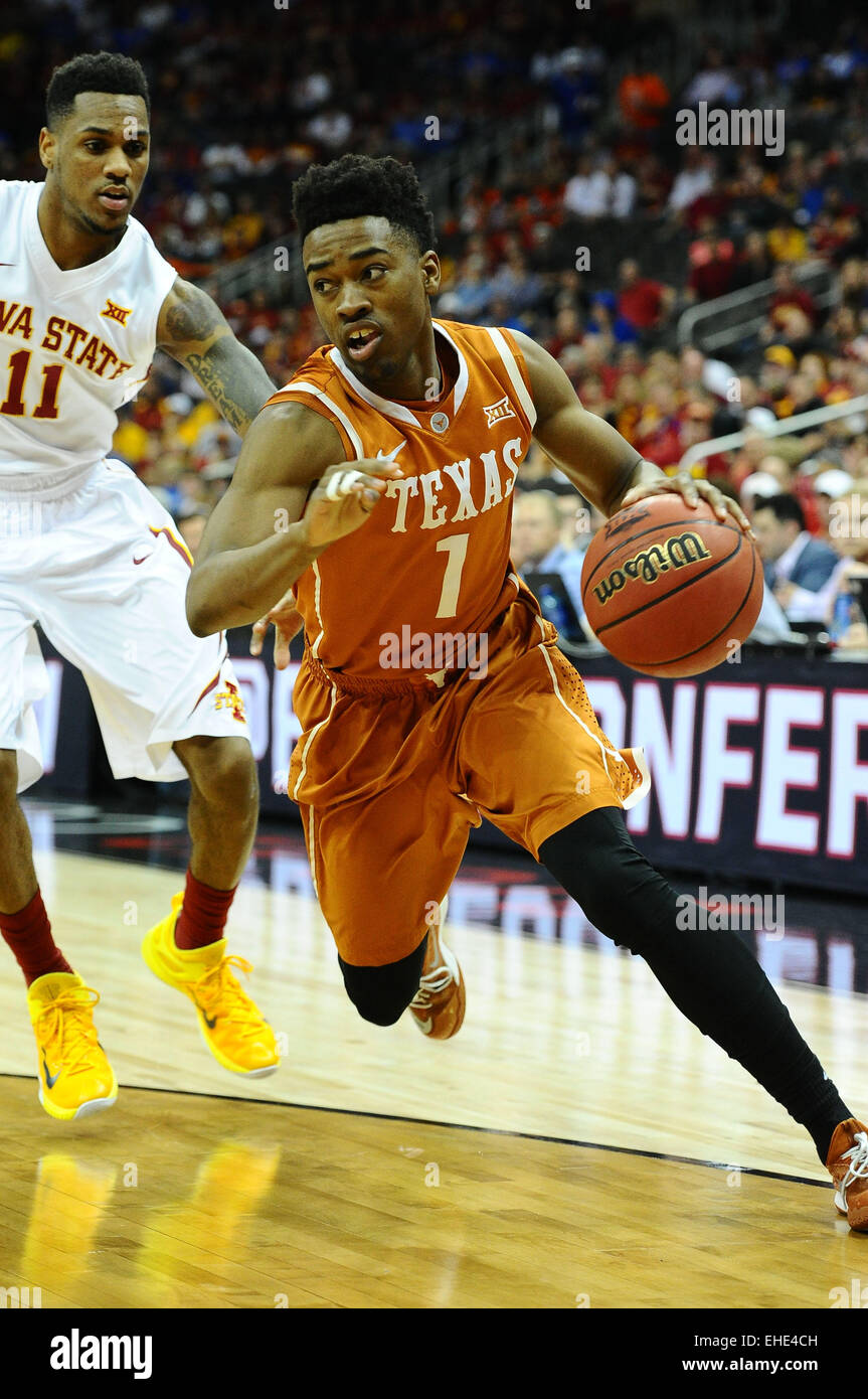 Kansas City, Missouri, USA. 12th Mar, 2015. Texas Longhorns guard ...