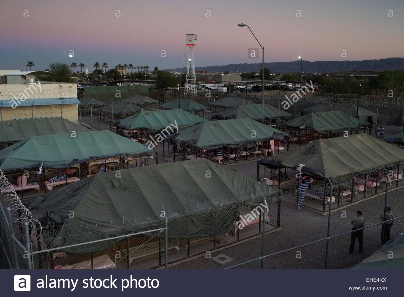 Tent City Jail, America's toughest jail run by Sheriff Joe Arpaio in ...