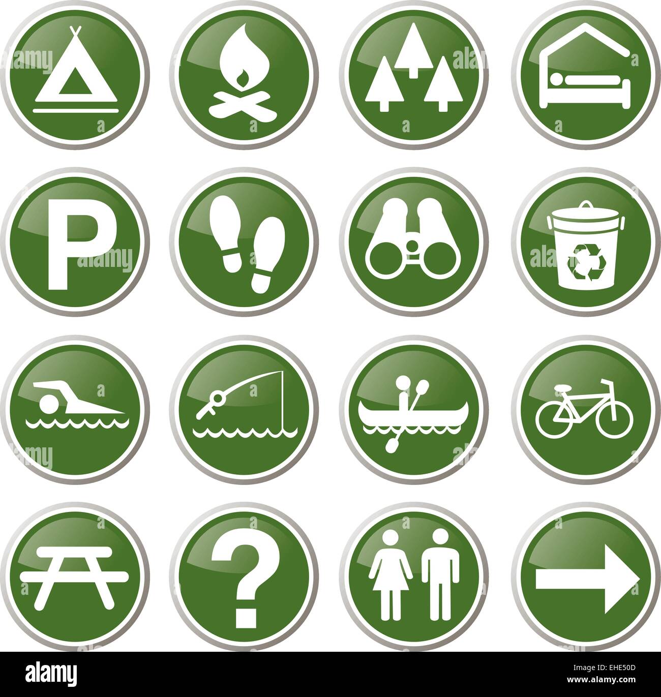 Recreation area hike Stock Vector Images - Alamy