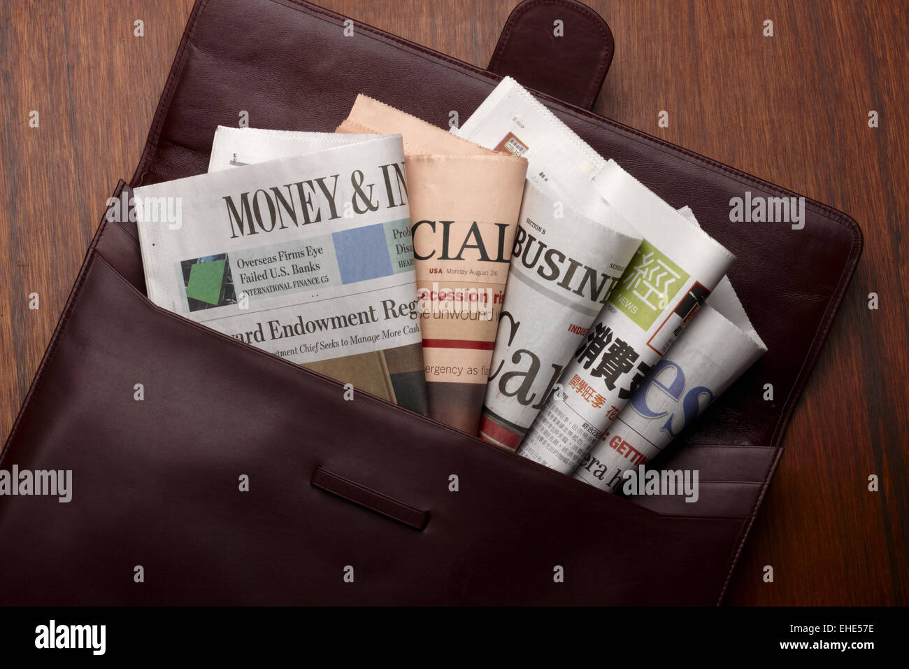 Newspaper sections hi-res stock photography and images - Alamy