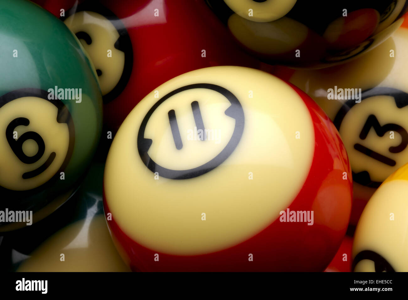 Pool balls with numbers hi-res stock photography and images - Alamy