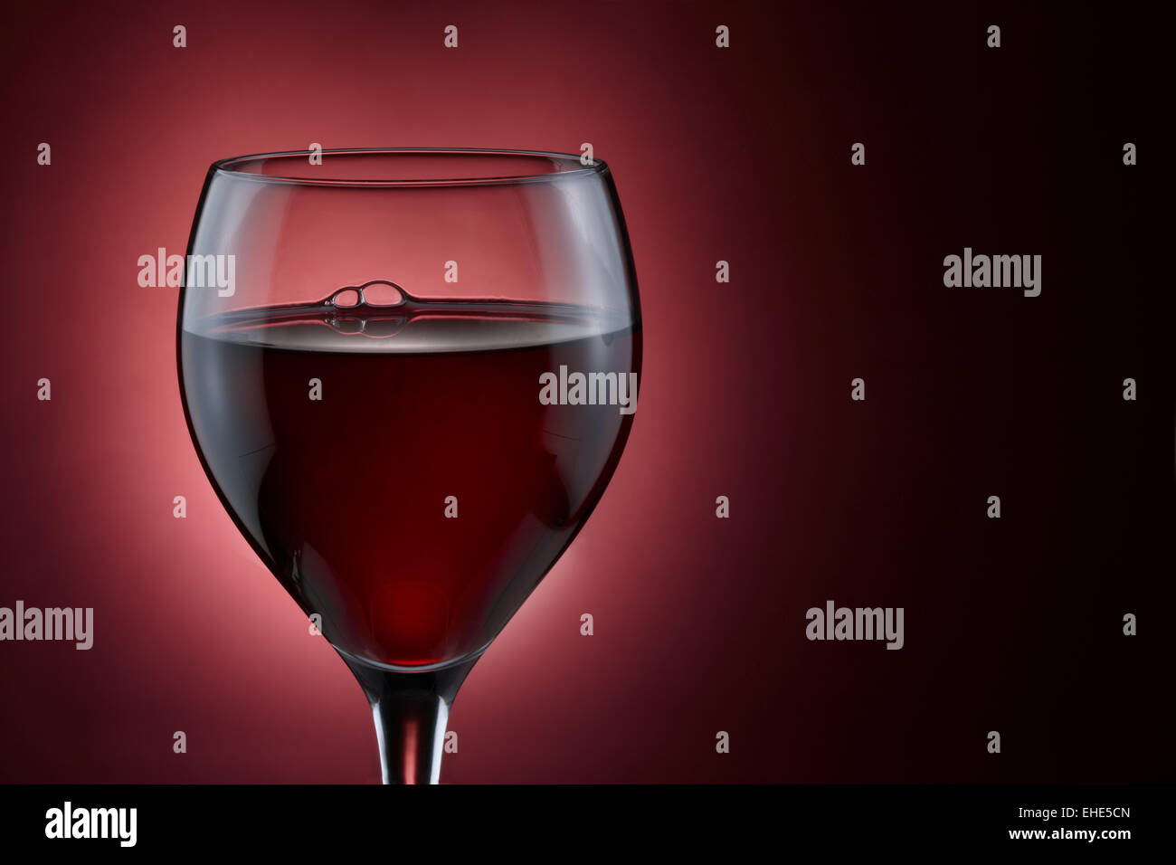 Glass of red wine Stock Photo - Alamy