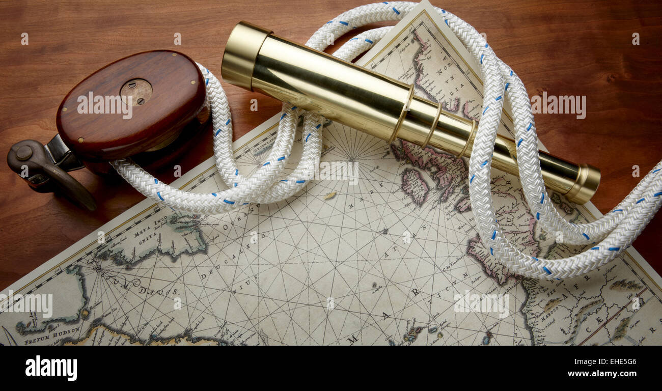 Nautical still life Stock Photo - Alamy