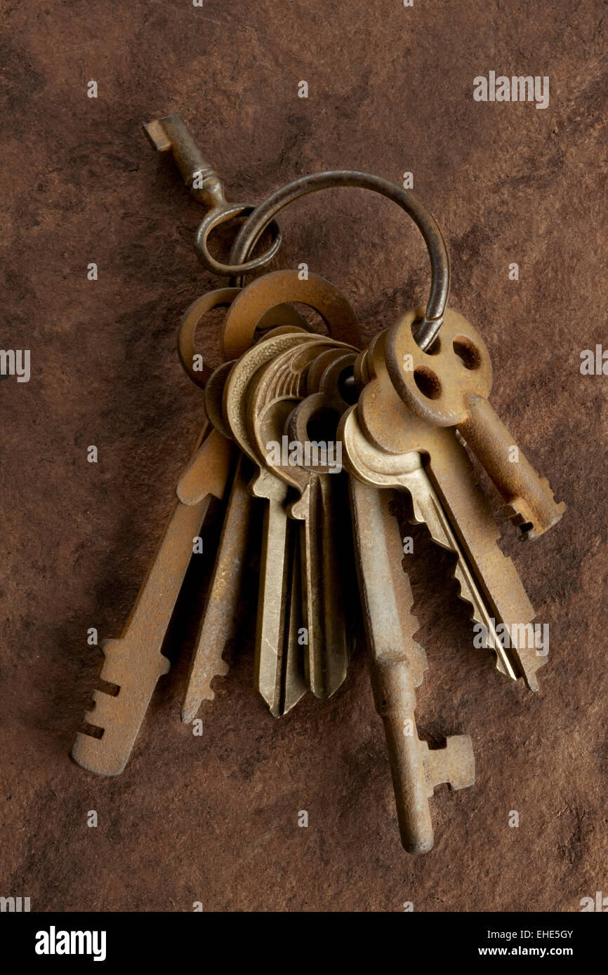 Old rusty keys Stock Photo - Alamy