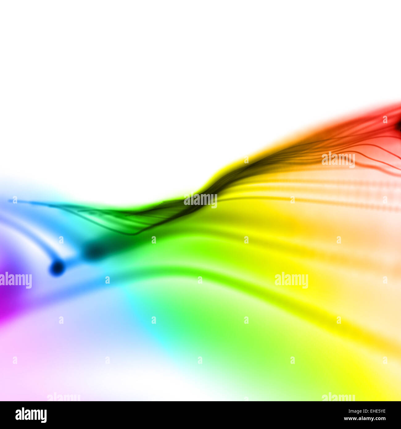 bright colorful wavy smooth background Stock Photo - Alamy