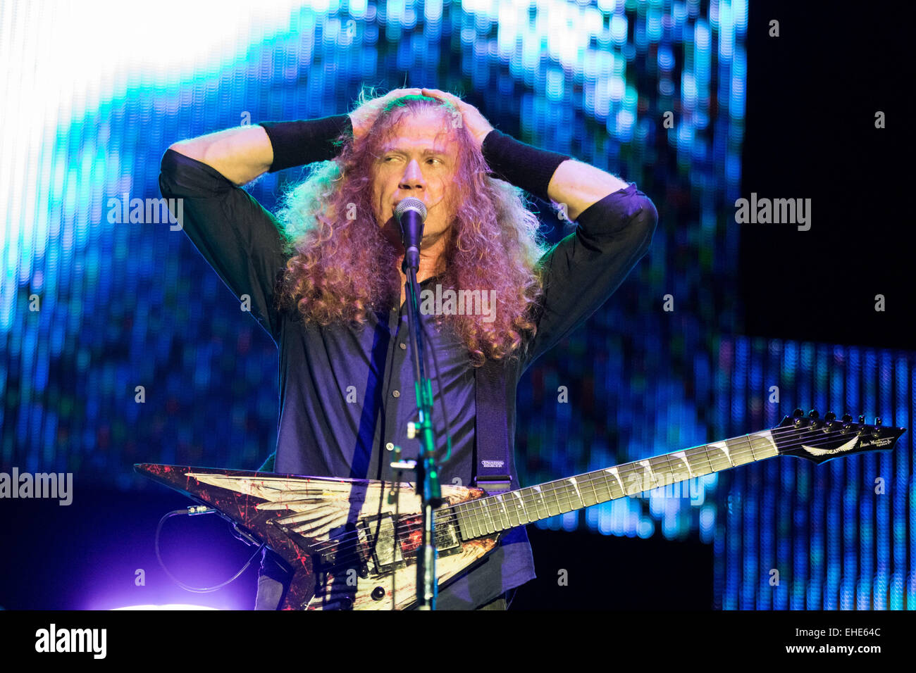 Megadeth performing live on 1st hi-res stock photography and images - Alamy