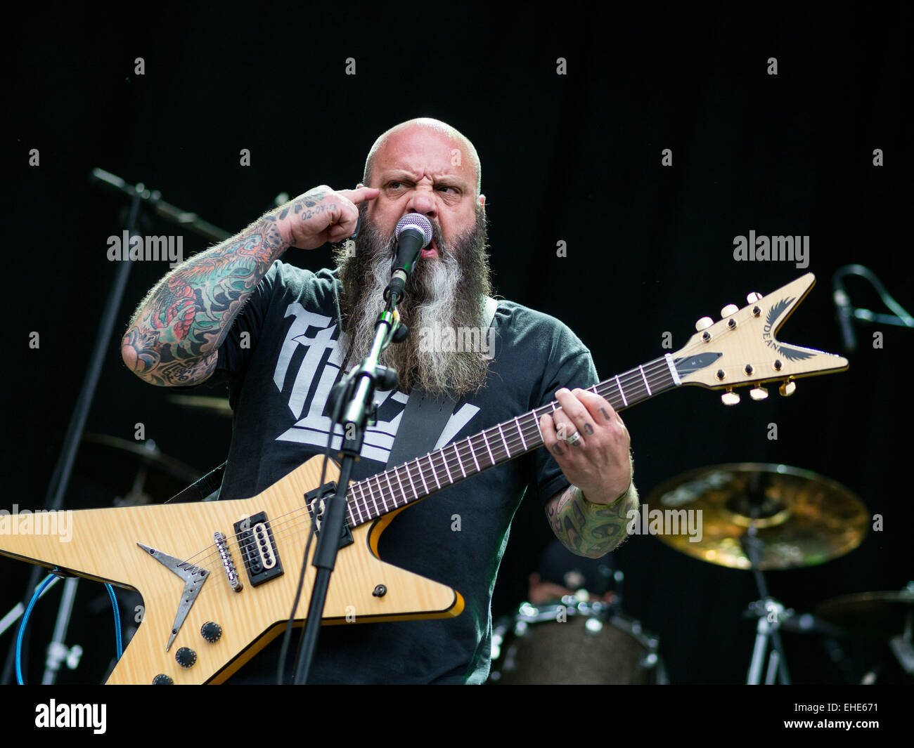 Viveiro, SPAIN: Crowbar performing live on the 1st day of Festival ...