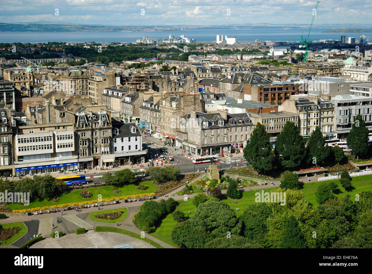Edinburgh Castle From Above High Resolution Stock Photography and ...