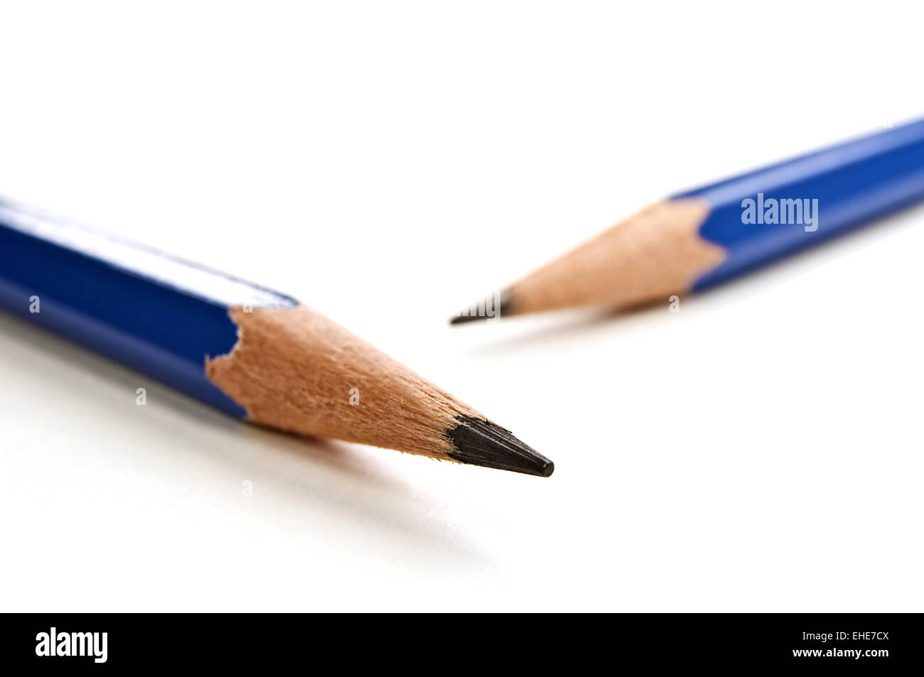 Sharp pencils close up Stock Photo - Alamy