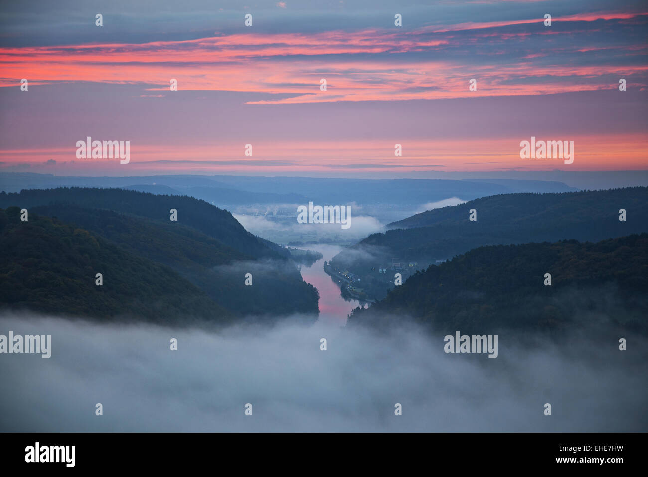 Saar valley, Merzig, Saarland, Germany Stock Photo - Alamy