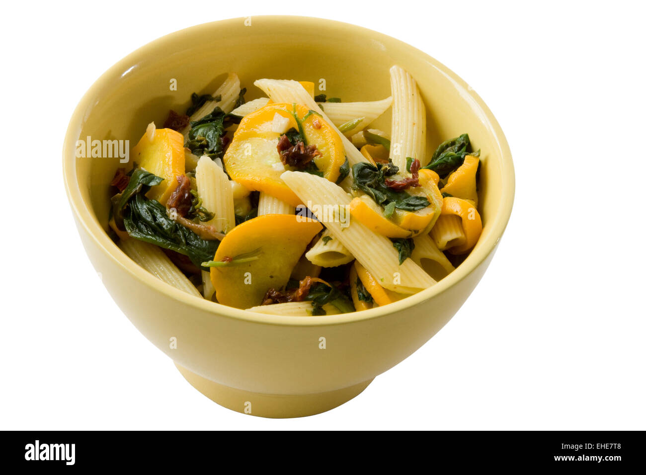 Spinach pasta salad Cut Out Stock Images & Pictures - Alamy
