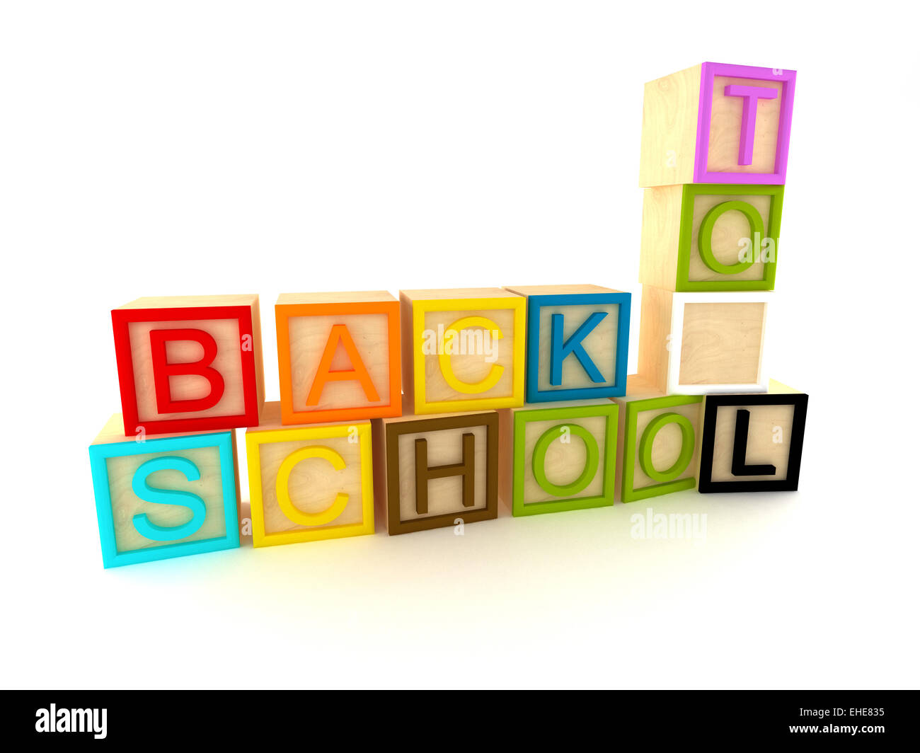 Wooden alphabet letters Cut Out Stock Images & Pictures - Alamy