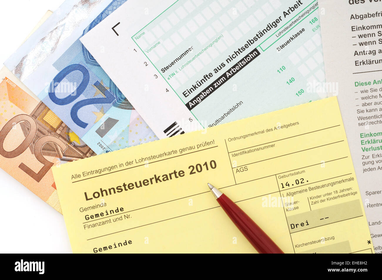Lohnsteuerkarte High Resolution Stock Photography and Images - Alamy