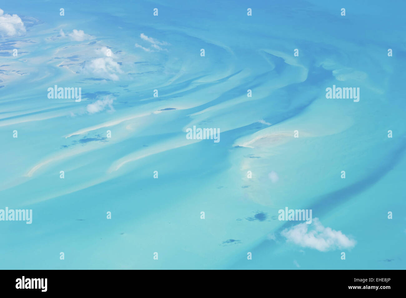 Blue sea around The Bahamas Stock Photo - Alamy