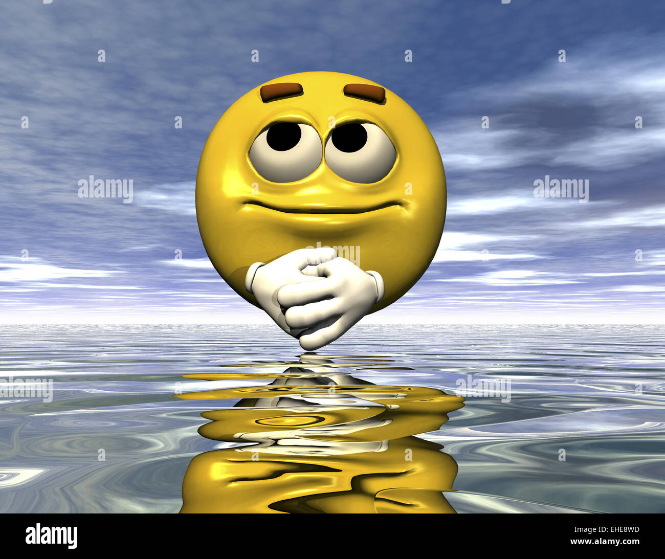 Angel emoticon hi-res stock photography and images - Alamy