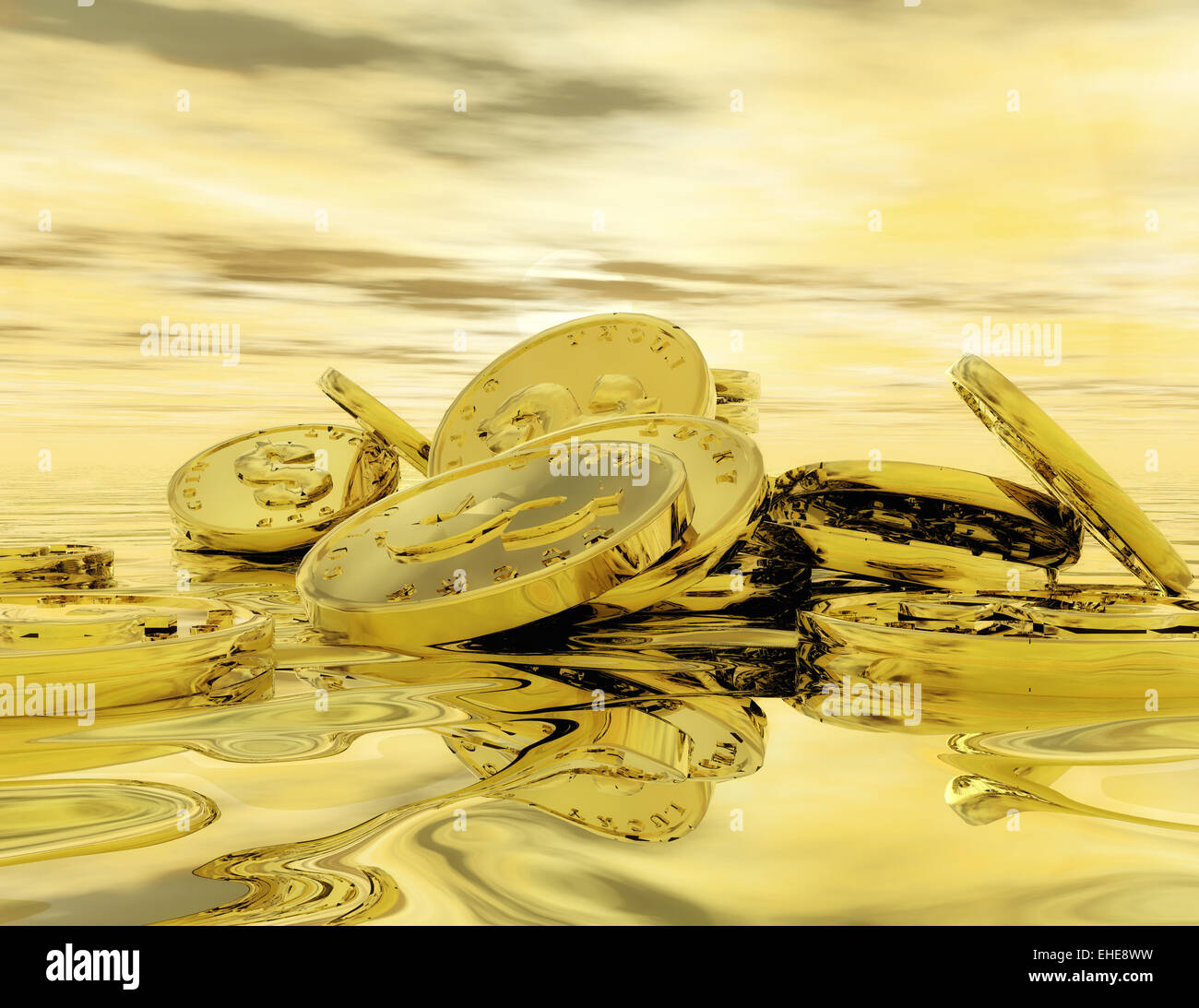 Goldregen illustration hi-res stock photography and images - Alamy
