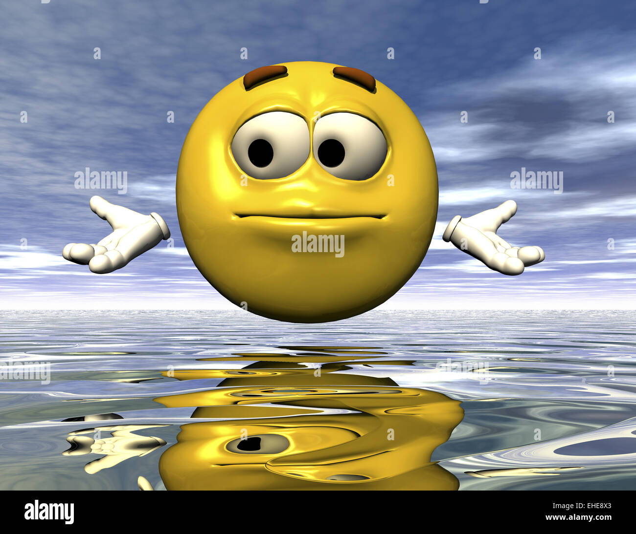 Helpless emoticon hi-res stock photography and images - Alamy