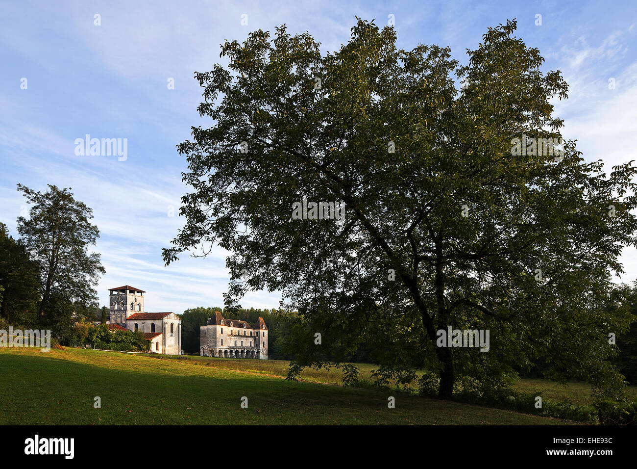 romanesque abbey Chancelade, Aquitaine, France Stock Photo - Alamy