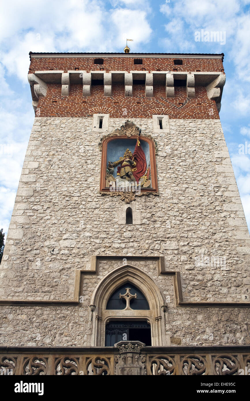The Florian Gate, Krakow Stock Photo - Alamy