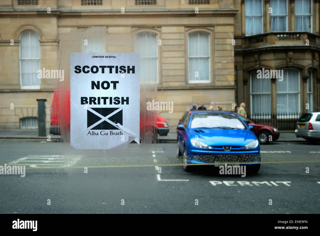 Scottish not british Stock Photo - Alamy