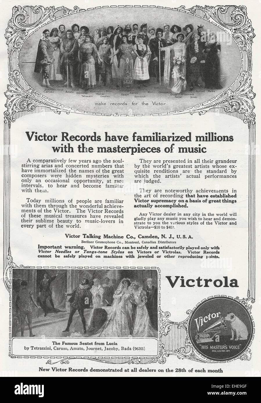 Victor victrola hi-res stock photography and images - Alamy
