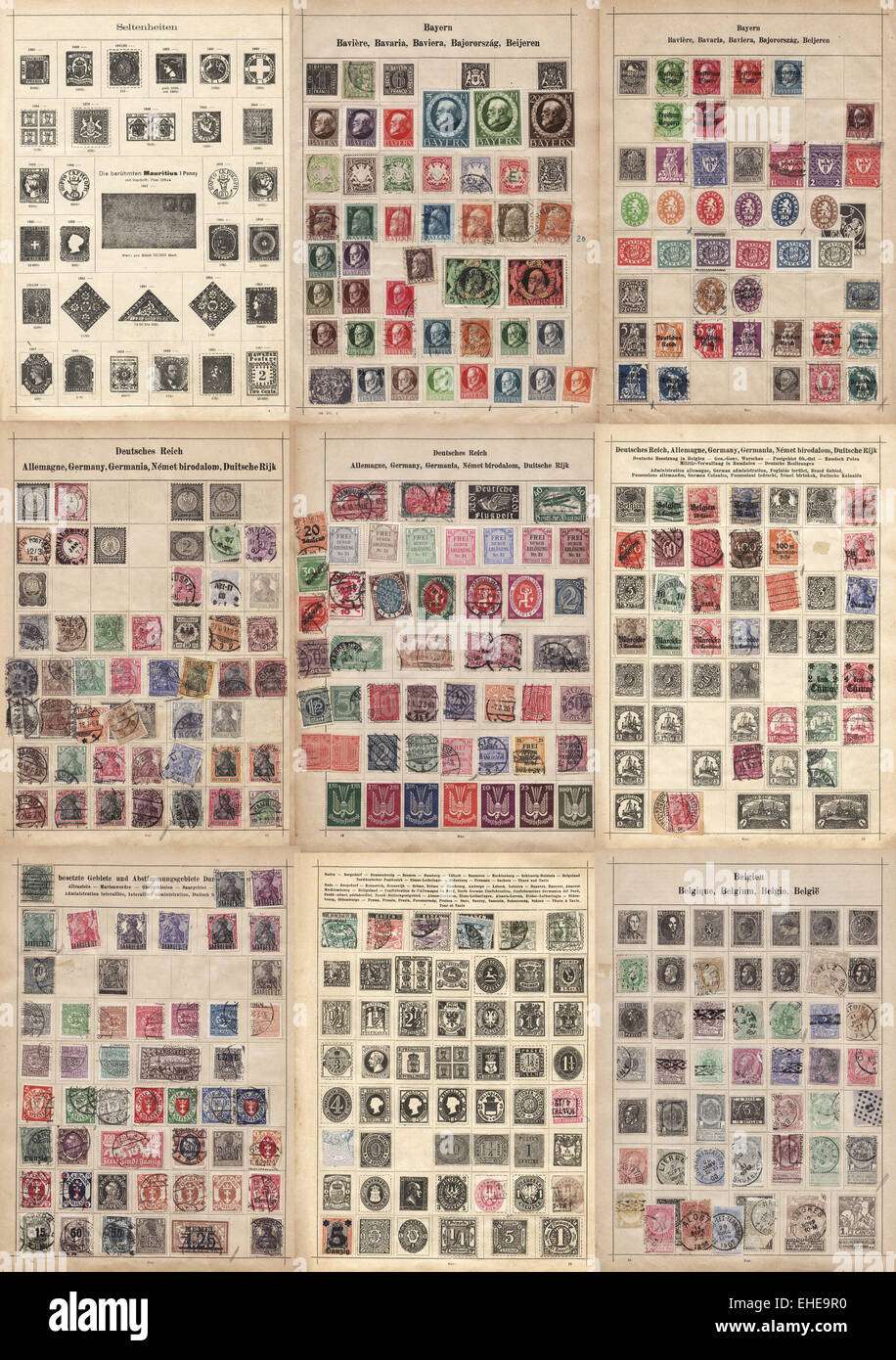 Rare old stamps hi-res stock photography and images - Alamy