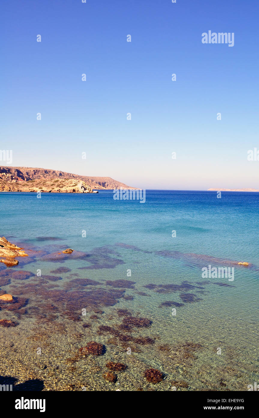 Fantastic view of the east coast of Crete Stock Photo - Alamy