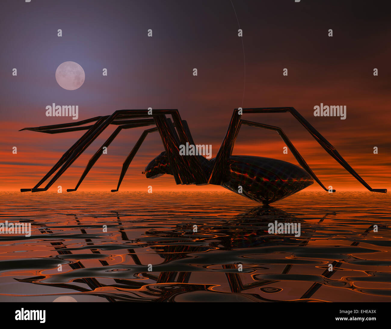 Digital 3d spider hi-res stock photography and images - Alamy