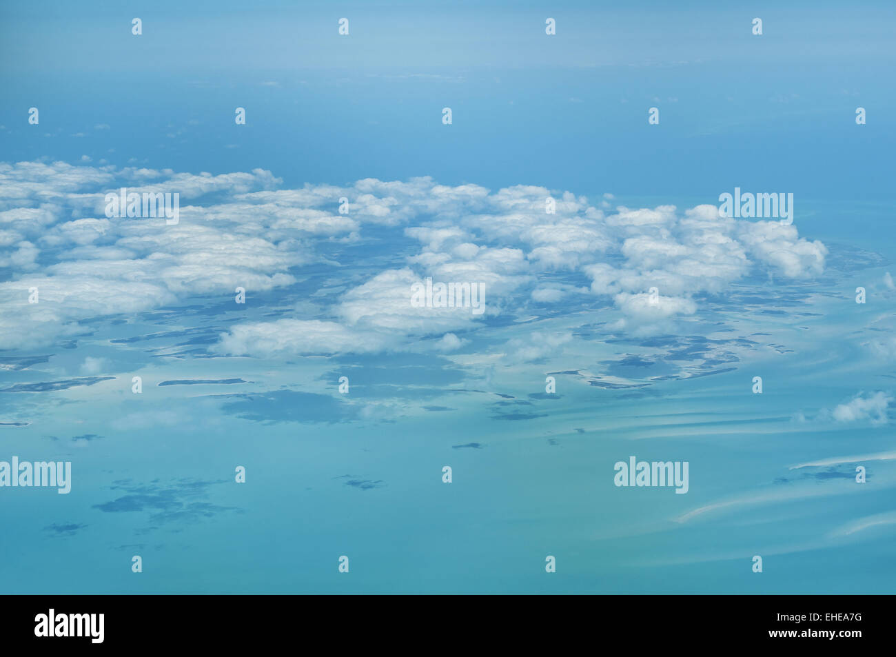 Flying over caribbean paradise landscape hi-res stock photography and ...