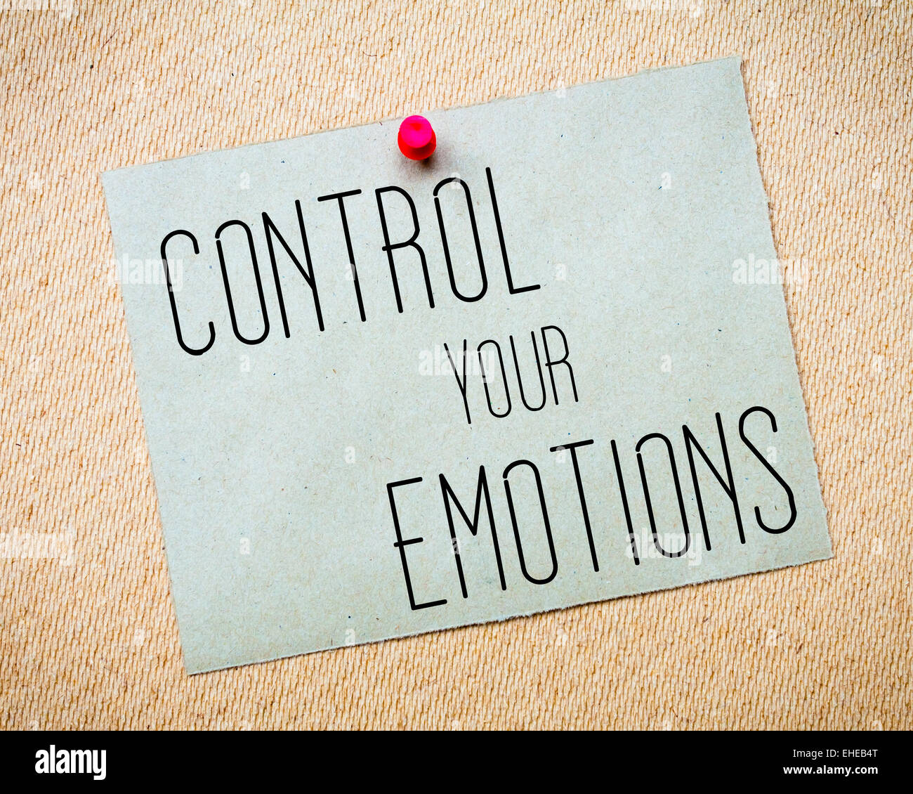 Control your emotions hi-res stock photography and images - Alamy