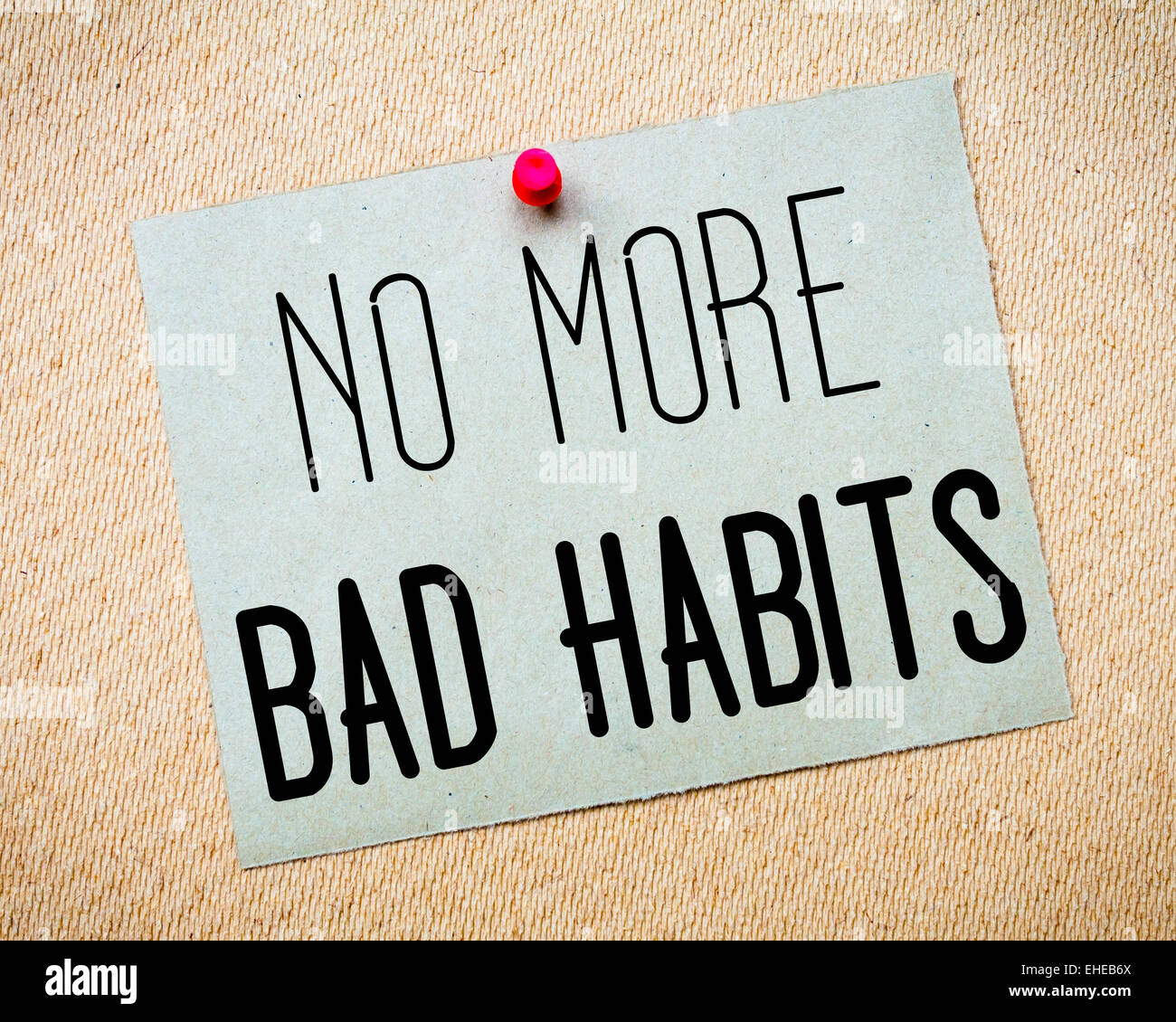 No more bad habits hi-res stock photography and images - Alamy