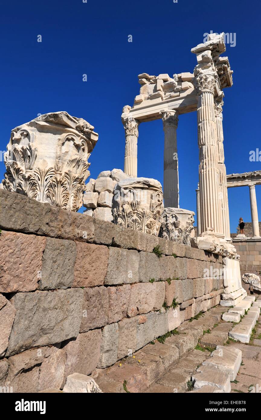 Pergamon,ruins of Pergamo, turkey Stock Photo - Alamy