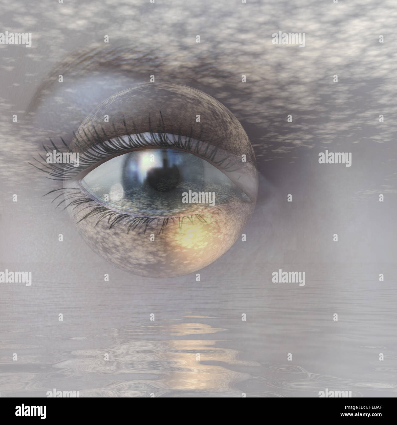 Shining seeing eye hi-res stock photography and images - Alamy