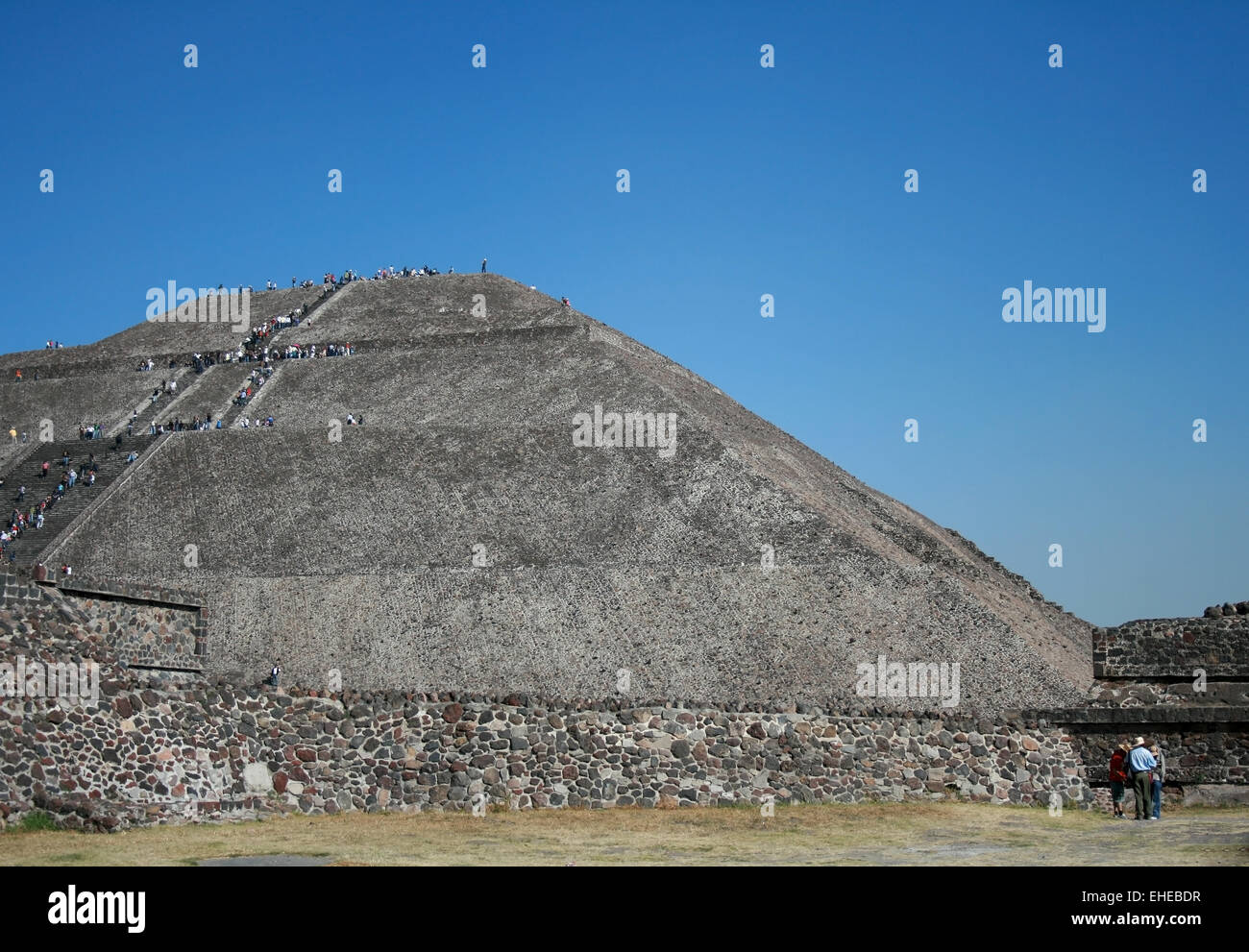 Pyramid of the Sun Stock Photo - Alamy