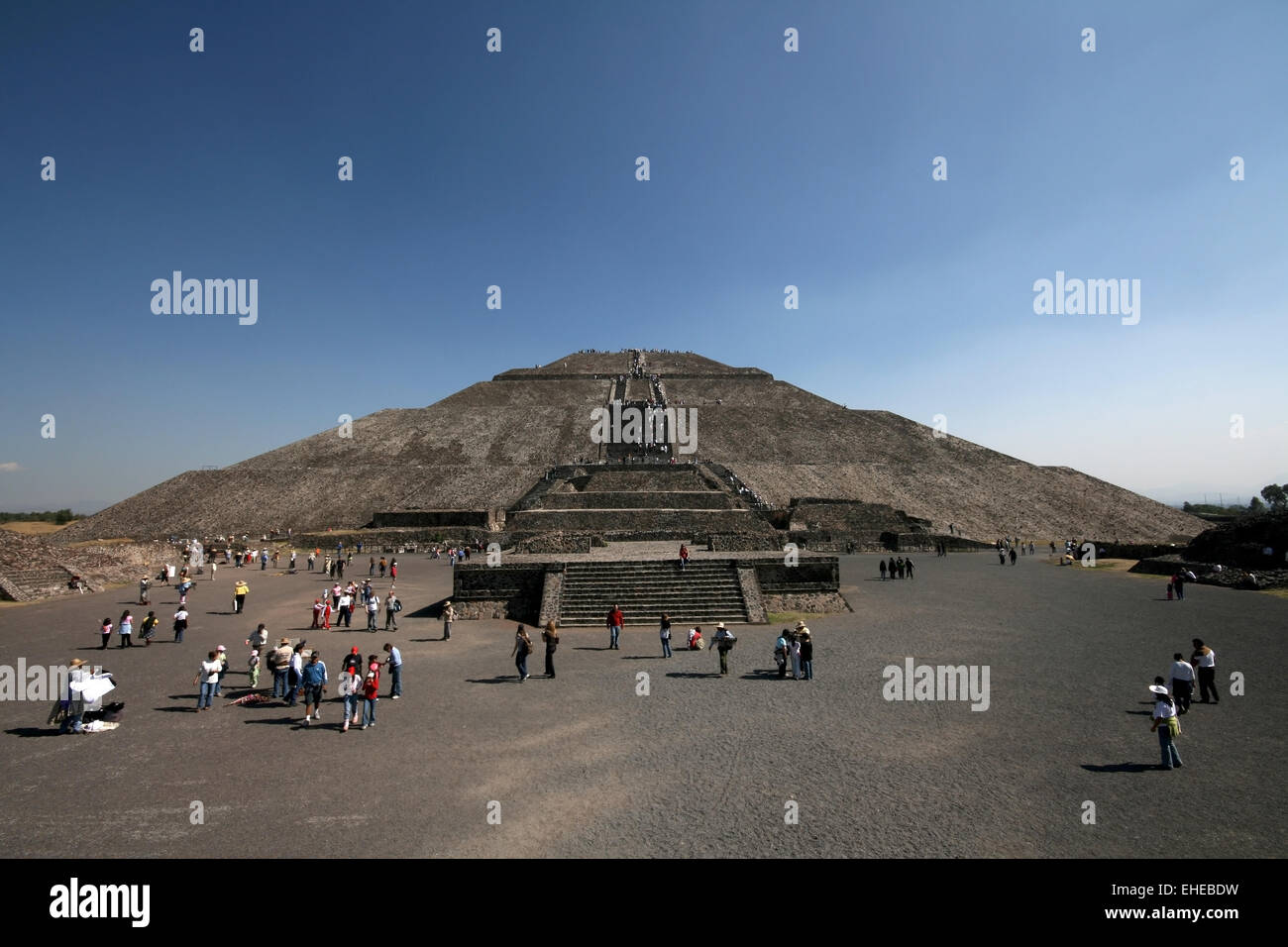 Pyramid of the Sun Stock Photo - Alamy